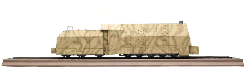 Trumpeter 1/35 scale Panzerlok BR 57 armored locomotive | Finescale ...
